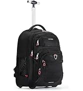 Amazon.com: BAGSMART Rolling Backpack for Women, Travel Carry on ...