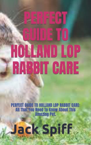 Buy PERFECT GUIDE TO HOLLAND LOP RABBIT CARE: PERFECT GUIDE TO HOLLAND ...