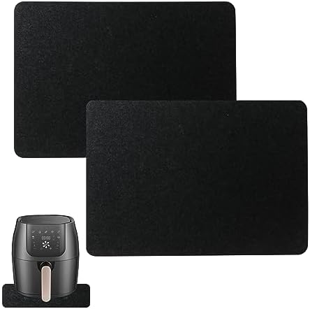 Amazon.com: Pastlla 2 Pcs Heat Resistant Mats for Air Fryer，Air Fryer ...