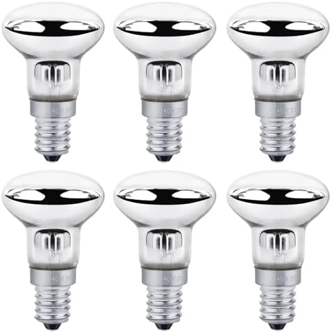 Molbory 6 Stück Lavalampe Glühbirne E14 R39 25W Ersatzbirnen, E14 R39 ...