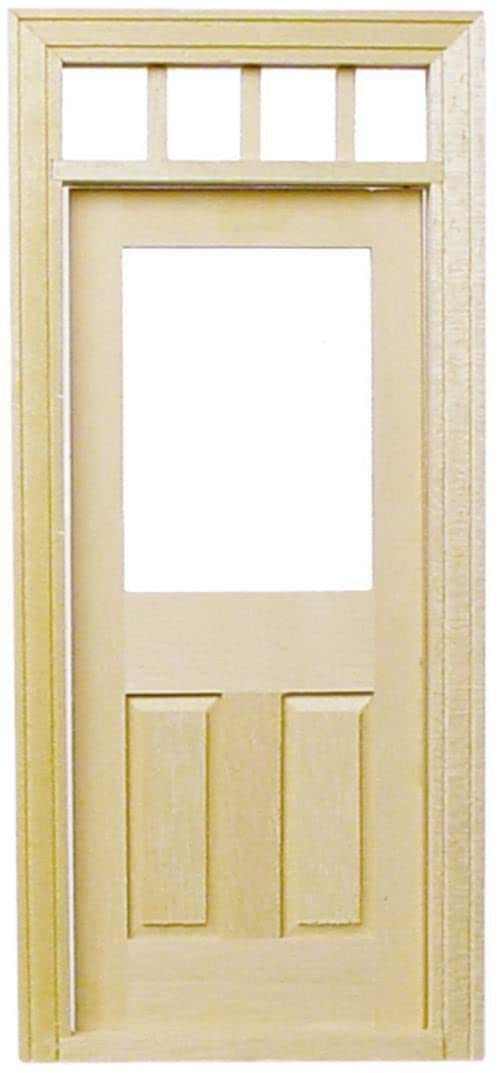Amazon.com: Dollhouse Miniature Traditional Door : Toys & Games