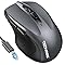 Amazon.com: TechRise Bluetooth Mouse (BT5.0/3.0 & 2.4G) Rechargeable ...