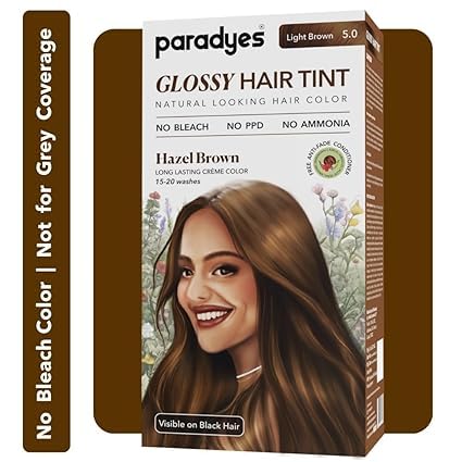 Amazon.com : rown Glossy Hair Tint, Ammonia-Free Formula for Natural ...