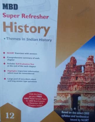 MBD REFRESHER HISTORY CLASS 12 (2022-23) : Malhotra Book Depot (MBD ...
