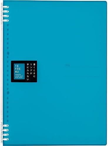 Amazon.com : キングジム(Kingjim) King Jim 9856TTE Miss Ring Notebook, Tefline, A4, Light Blue ...