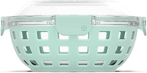Ello DuraGlass Rounds Glass Food Storage Containers - Meal Prep Bowls ...