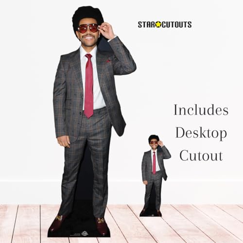 STAR CUTOUTS CS987 The Weeknd Lifesize Cardboard Cutout With Mini ...
