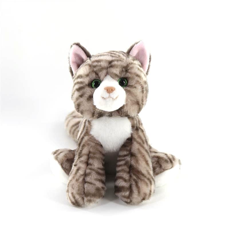 Amazon.com: The Petting Zoo Grey Tabby Cat Stuffed Animal Plushie ...