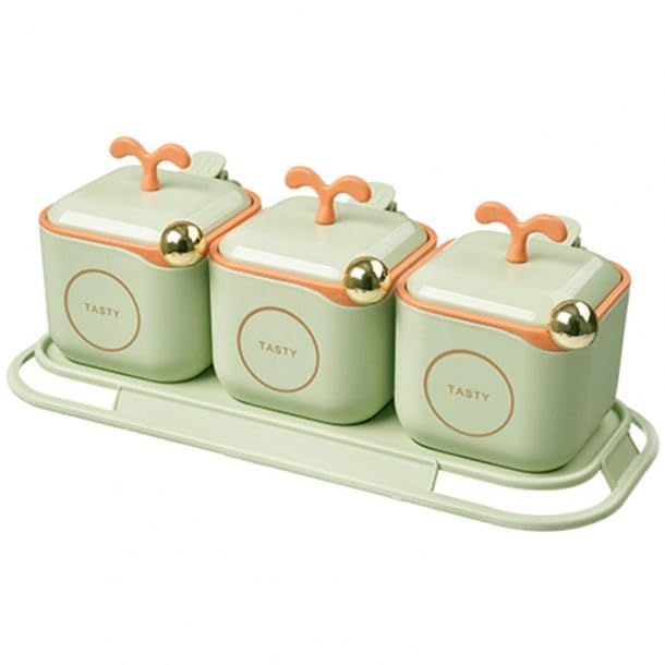 Lucario Household Kitchen Condiments Combination Set Condiment ...