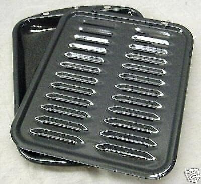 Amazon.com: Broiler Broil Pan Rack Porcelain Large for Range Oven Stove ...