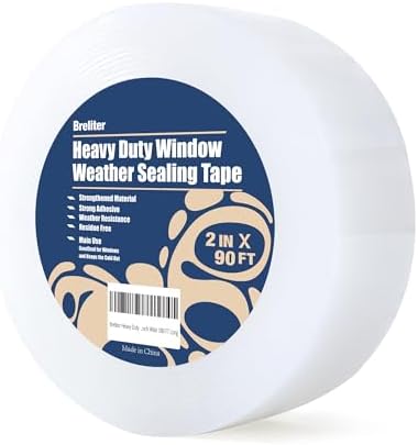 Birllaid White Window Weather Sealing Tape,Window Draft Isolation ...