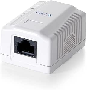 Equip RJ45 Box 1 x RJ45 Surface-Mounted Cat6 Polybag : Amazon.com.au ...