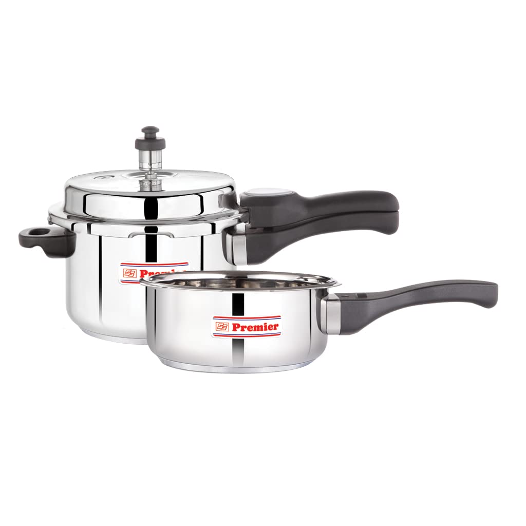 Buy PREMIER Comfort Stainless Steel Combo 3 Litre Cooker & Pan Combo ...
