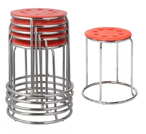 Toby Modern Contemporary Multipurpose Stainless Steel Plastic Round ...