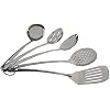 Amazon.com: Cook's Corner 5-Piece Stainless Steel Kitchen Utensil Set ...