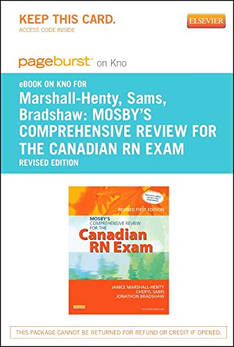 Mosby's Comprehensive Review for the Canadian RN Exam, Revised ...