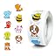 Cute Animals Stickers 500 PCS Colorful Fashion Graffiti Rolls Self ...