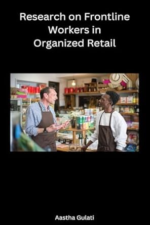 Research on Frontline Workers in Organized Retail : Buy Online at Best ...