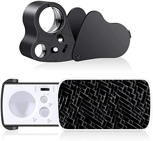 5Pcs Watchmaker Loupe, Portable Monocular Pocket Loupe Eye Loops ...