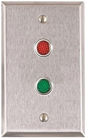 Amazon.com: Alarm Controls RP-09L302 Remote Wall Plate with 1/2" Red ...