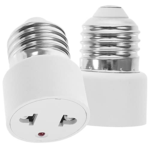 WOONEKY Konverter-Adapter Für Glühbirnen - 2St E27 Lampenfassung ...