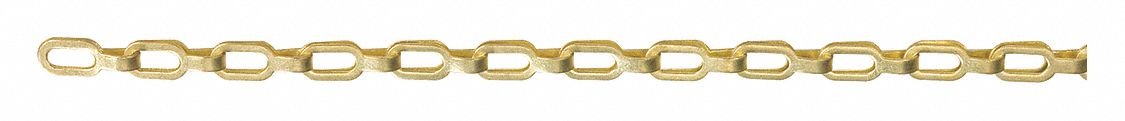 Peerless 7652012 Brass Plumbers Chain in Carton, 2/0 Trade, 100' Length ...