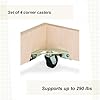 Amazon.com: Woodriver Corner Caster Set of 4 Holds 290 Lbs : Industrial ...