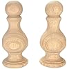 Amazon.com: 2Pack Unfinished Wood Finials for Bed Post Finials ...