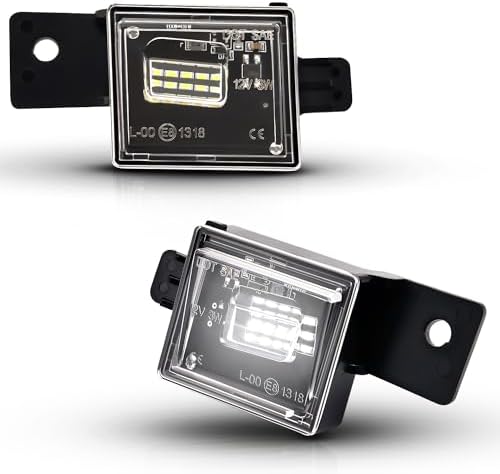 Amazon.com: Asgohme LED License Plate Lights Bright White Tag Lamp ...