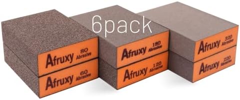 Amazon.com: 12 Pack Sanding Block -2 Each of 60 80 120 220 320 Grit ...