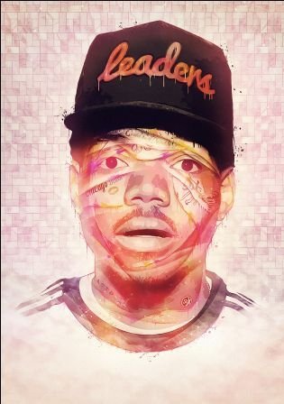 Divine Posters's Chance The Rapper Singer 12 x 18 Inch Multicolour ...