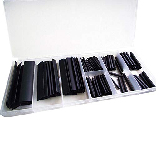 SLB® Cable Wrap Tube 2:1 Box Sleeve Wire Heat Assortment Tubing Shrink ...