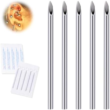 Amazon.com: 12G Body Piercing Needles,10pcs DJCIW Sterile Disposable ...