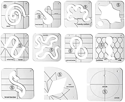 Amazon.com : 11pcs Sewing Rulers, Sewing Acrylic Templates Ruler, DIY ...