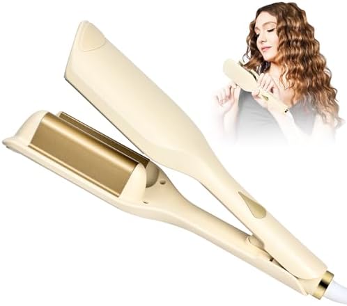 Amazon.com: ANWA Double Barrel Hair Waver Crimper Tool, 1 Inch (25mm ...