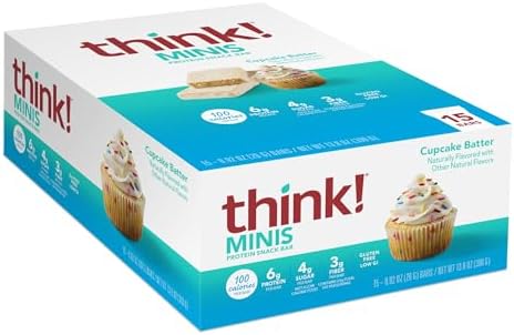 Amazon.com: think! Minis, Cupcake Batter, 15 Count : Health & Household