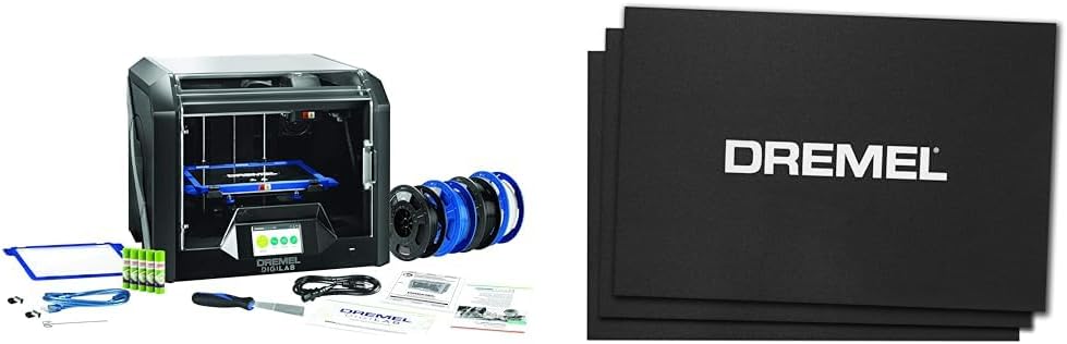 Dremel DigiLab 3D45-EDU 3D Printer Bundle - Heated Build Plate & Auto 9 ...