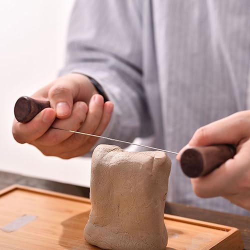 Wooden Clay Wire Cutter Clay Cutting Wire Wooden Handle Clay Wire ...