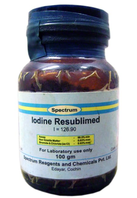 SPECTRUM IODINE RESUBLIMED 100GMS : Amazon.in: Health & Personal Care