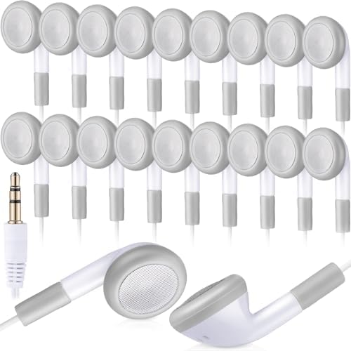 Amazon.com: Kanayu 100 Pack Bulk Earbuds for Kids Students Classroom ...