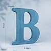 Amazon.com: WOODOUNAI 6 Inch Rustic Blue Wood Letters Unfinished Wood ...