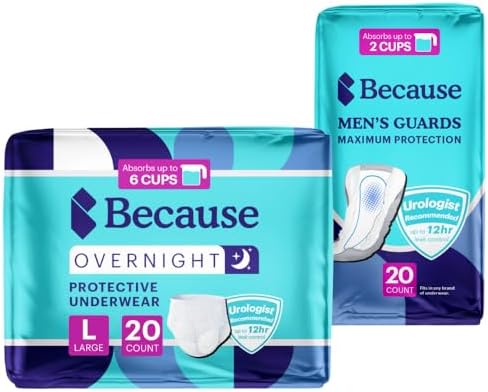 Amazon.com: Because Men’s Maximum Protection Bundle – 20 Count ...