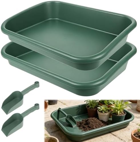Amazon.com : Rainmae 2 Set Garden Tidy Trays with Shovels, Large ...
