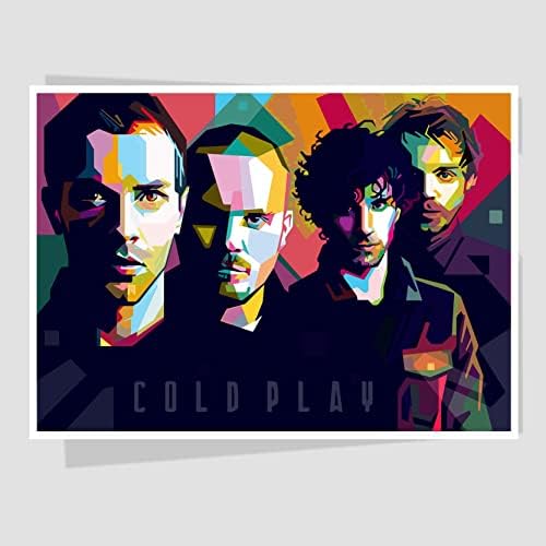 The Art Bundle Coldplay Rolled Poster For Office Decor & Room.Wall ...