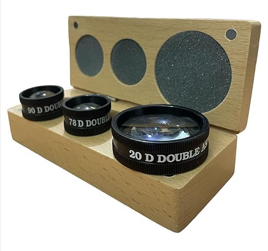 Double Aspheric Lens 20D 90D & 78D Ophthalmology Set of Lens 3 Free ...