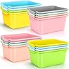 Amazon.com - Dandat 16 Pcs Book Bins for Classroom Library Plastic ...