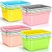 Amazon.com: Dandat 16 Pcs Cubby Bins Books Bins for Classroom Plastic ...