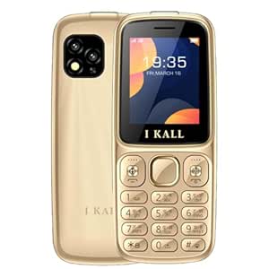 IKALL K43 Keypad Mobile (1.8 Inch, Magic Voice, Dual Sim and Vibration) (Gold) : Amazon.in ...