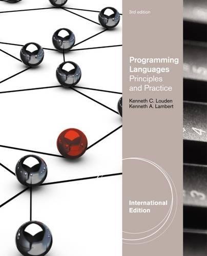 Programming Languages : Louden, Kenneth, Lambert, Kenneth: Amazon.in: Books