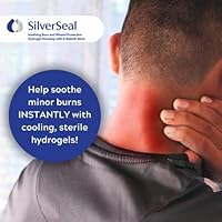 Amazon.com: SilverSeal Burn and Wound Dressing | Hydrogel Pads with X ...
